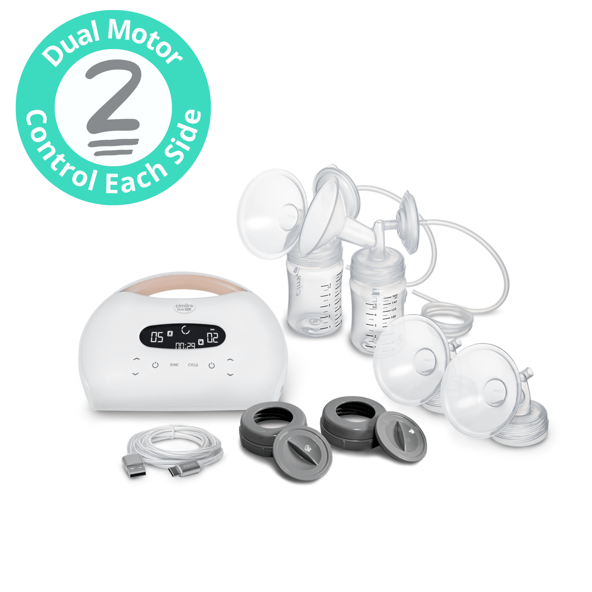 S7 Dual Pro Rechargeable Breast Pump – Cimilre Breast Pumps